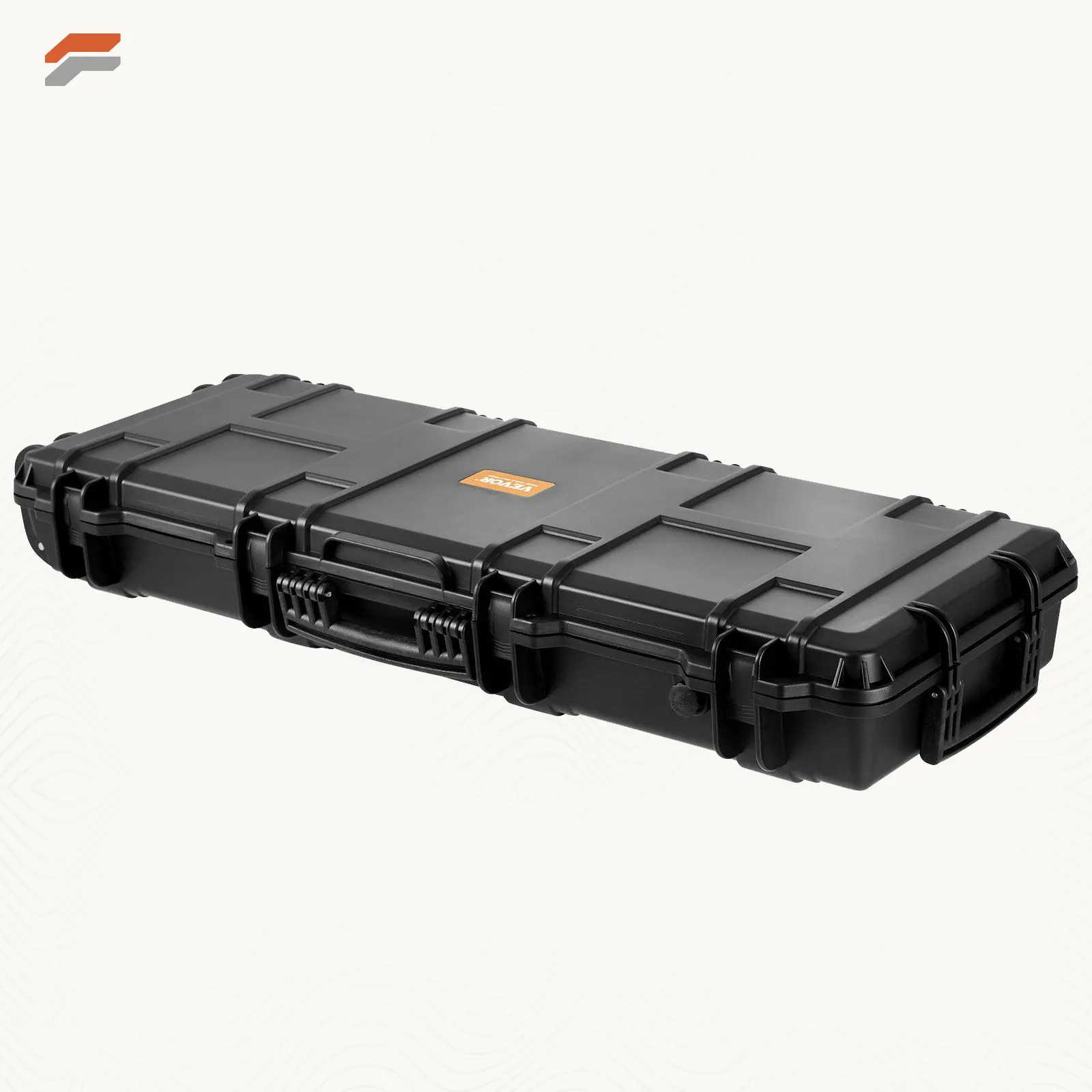 VEVOR Heavy-Duty Tactical Range Case with 3-Layer Foam & Durable Wheel ...