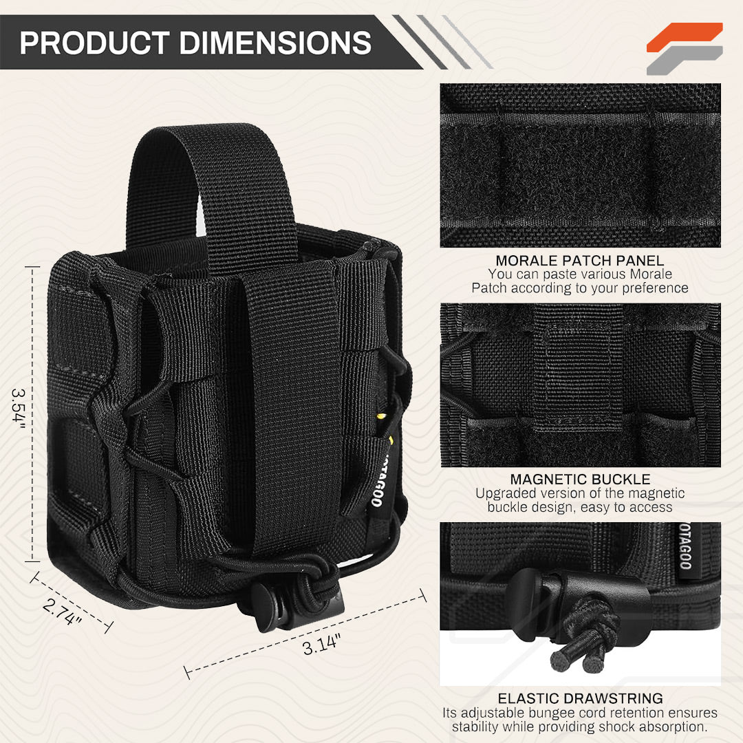 Tactical Double Handcuff MOLLE Pouch – FS9 Tactical